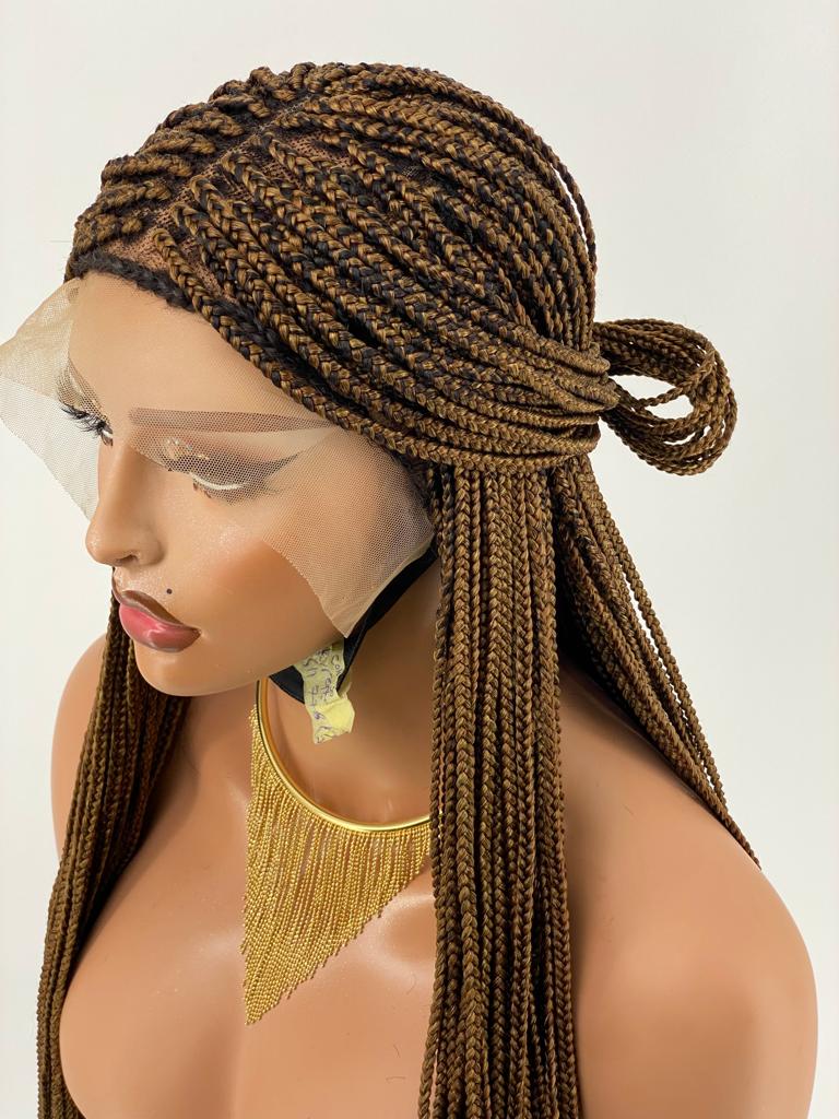 Ready to Ship- Frontal Box Braid - Poshglad Braided Wigs