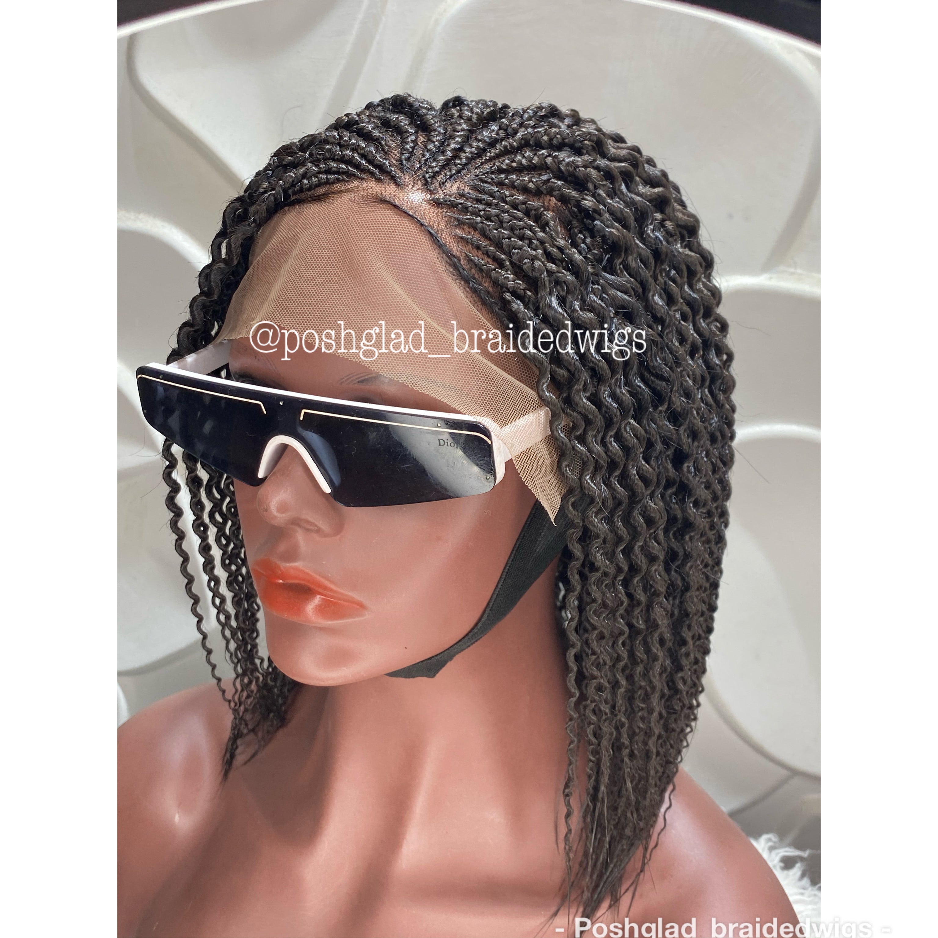 Twist Feathers Braid Wig "13 by 4" Lace Frontal (Noel) - Poshglad ...